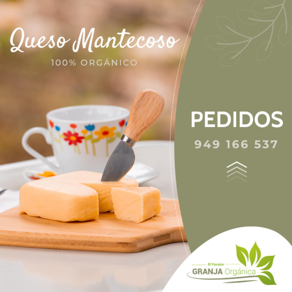 Queso Mantecoso x 280 gr. – Granja Orgánica el Paraiso